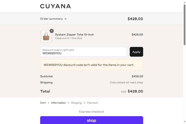 Cuyana Discount Codes - $25 Off (2 Verified) Sep 2025
