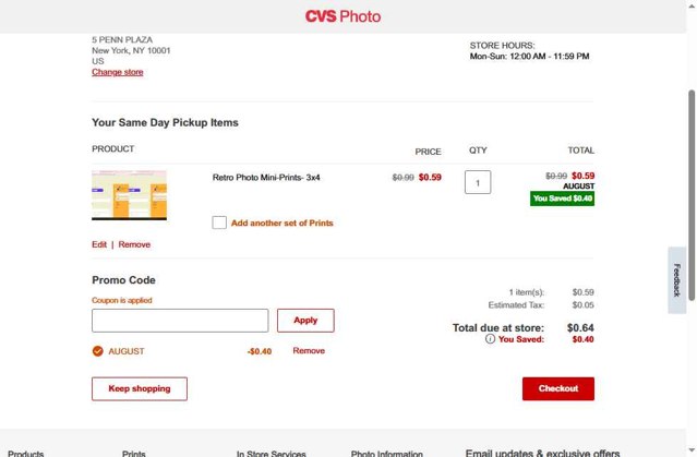 CVS Photo Promo Codes - 10% Off (6 Verified) Sep 2025