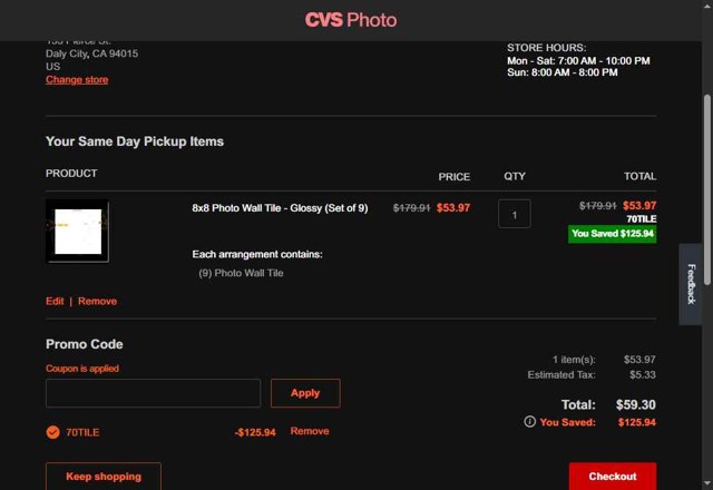 CVS Photo Promo Codes - 50% Off (8 Verified) Jun 2025