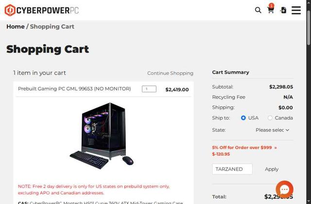 CyberPowerPC Promo Codes - 5% Off (3 Verified) Oct 2025
