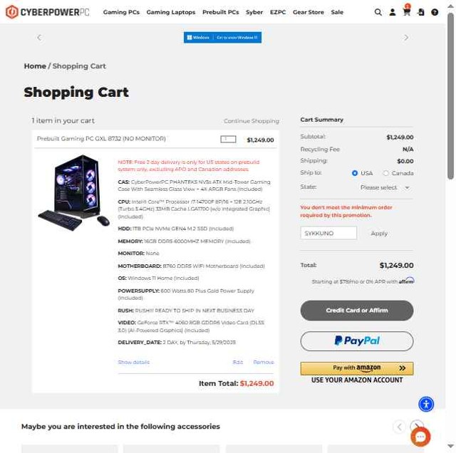 CyberPowerPC Promo Codes - 5% Off (3 Verified) Jun 2025