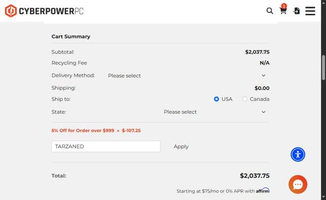 CyberPowerPC Promo Codes - 5% Off (4 Verified) Jun 2025