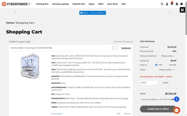 CyberPowerPC Promo Codes - 5% Off (3 Verified) Jun 2025