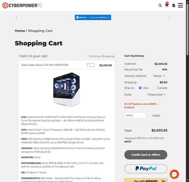 CyberPowerPC Promo Codes - 5% Off (4 Verified) Aug 2025