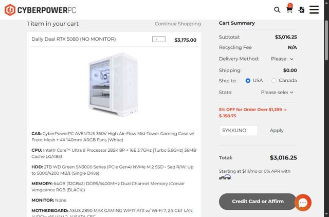 CyberPowerPC Promo Codes - 5% Off (3 Verified) Jun 2025