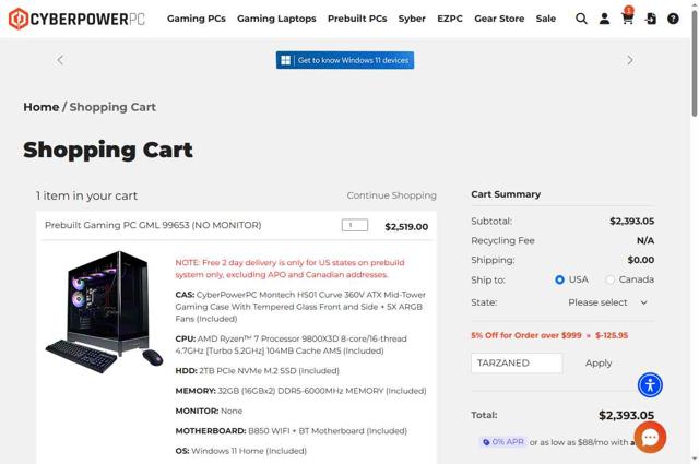 CyberPowerPC Promo Codes - 5% Off (2 Verified) Oct 2025