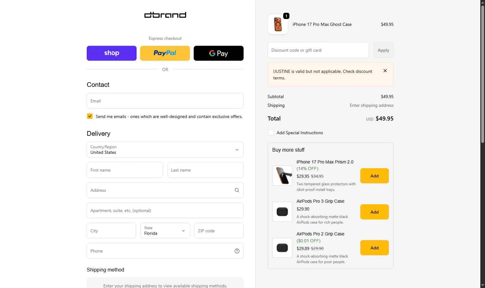 dbrand Promo Codes - 10% Off (11 Verified) Dec 2025