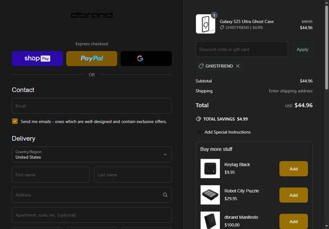 dbrand Coupon Codes (2 Verified) - 10% Off Sitewide Apr 2025