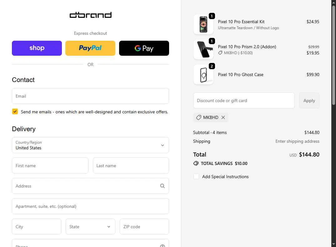 dbrand Promo Codes (13 Verified) - 15% Off Sitewide Oct 2025