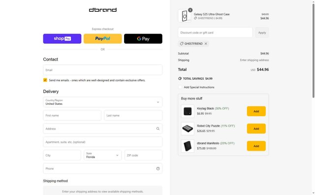 dbrand Promo Codes (2 Verified) - 10% Off Sitewide Jun 2025