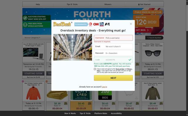 DealDash Promo Codes - 50% Off (29 Verified) Sep 2025