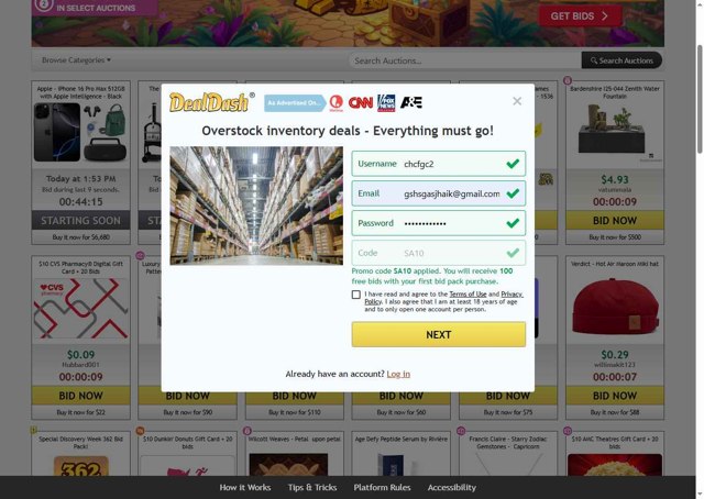 DealDash Promo Codes - 50% Off (29 Verified) Sep 2025