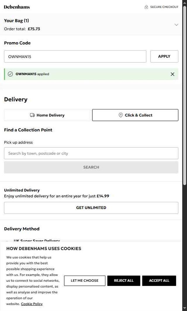 Debenhams Promo Codes - 10% Off (12 Verified) Oct 2025