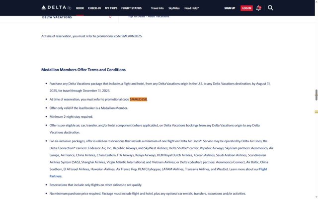 Delta Air Lines Promo Codes - $300 Off Jul 2025