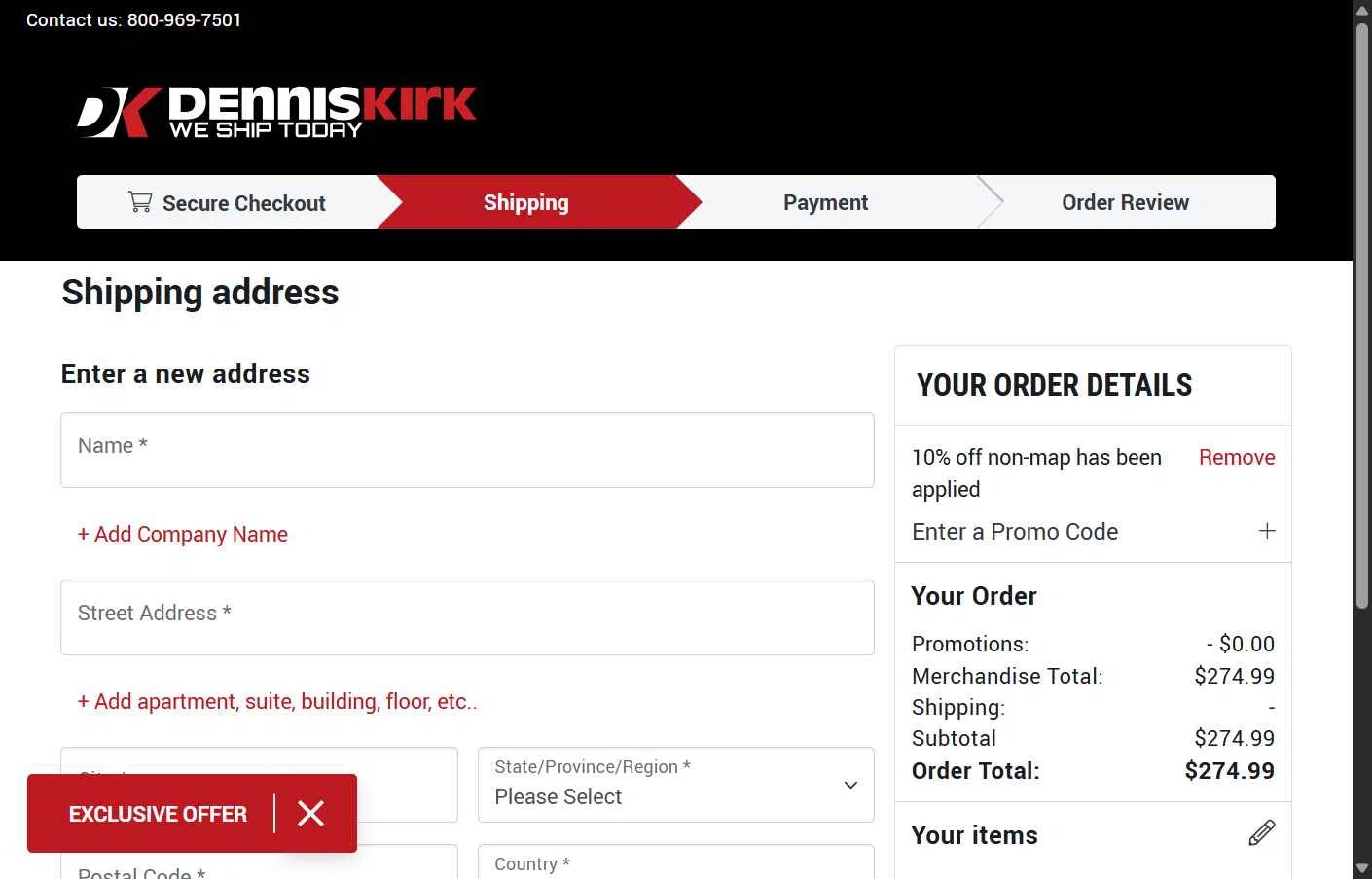 Dennis Kirk Promo Codes - 10% Off Coupons Feb 2026
