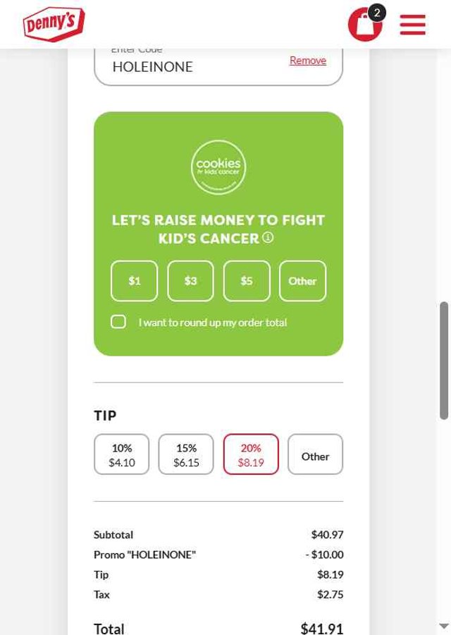 Denny's Discount Codes - $10 Off (2 Verified) Sep 2025