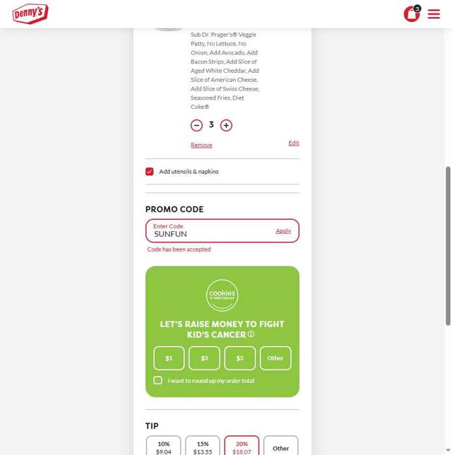 Denny's Promo Codes - $10 Off Coupons Oct 2025