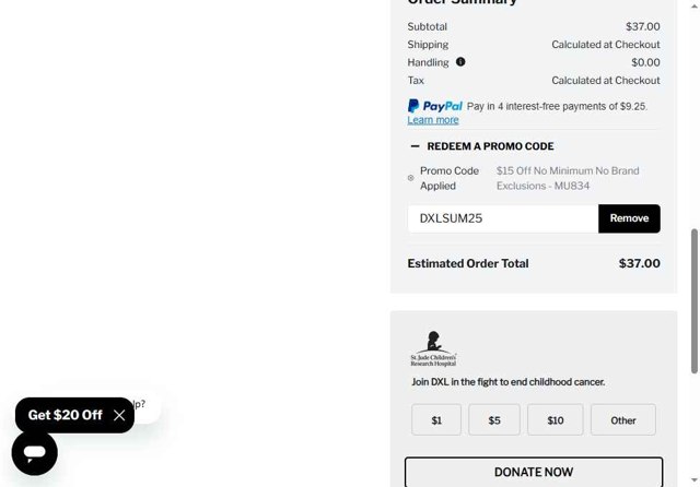 DXL Discount Codes - 25% Off (5 Verified) Sep 2025