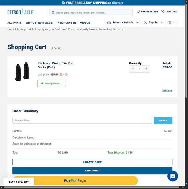 Detroit Axle Promo Codes (2 Verified) - 10% Off Jun 2025