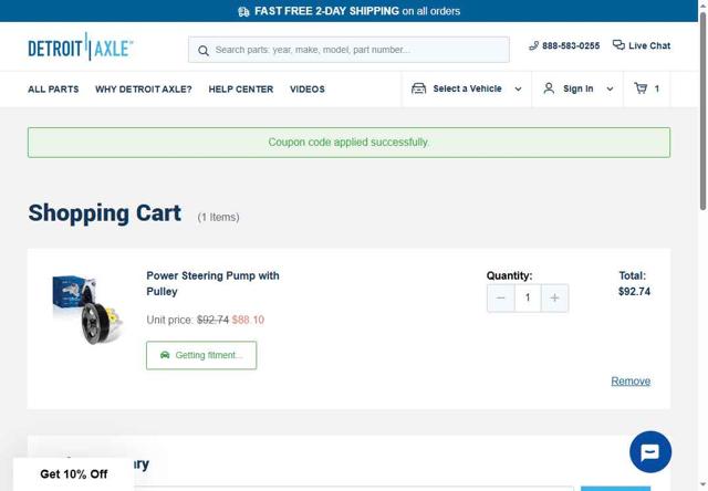Detroit Axle Promo Codes (6 Verified) - 10% Off Sep 2025
