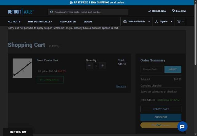 Detroit Axle Promo Codes (2 Verified) - 10% Off Jun 2025
