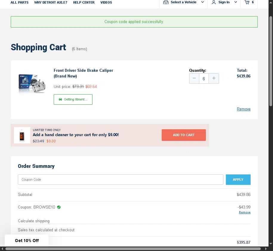 Detroit Axle Promo Codes - 10% Off (9 Verified) Dec 2025