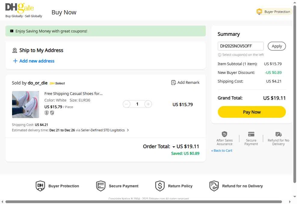 DHgate Promo Codes - $30 Off (7 Verified) Dec 2025