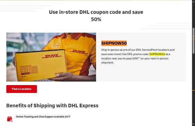 DHL Discount Codes - 50% Off (6 Verified) Sep 2025