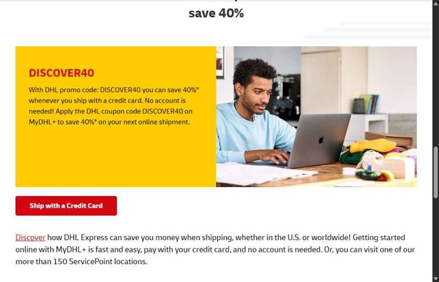 DHL Discount Codes - 50% Off (6 Verified) Jul 2025