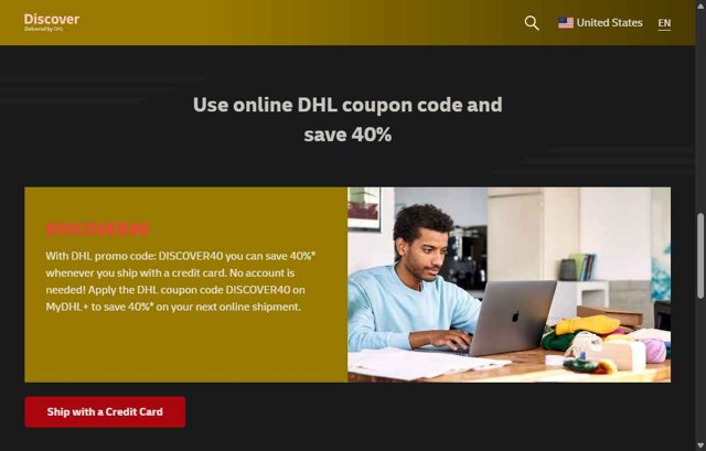 DHL Discount Codes - 50% Off (6 Verified) Aug 2025