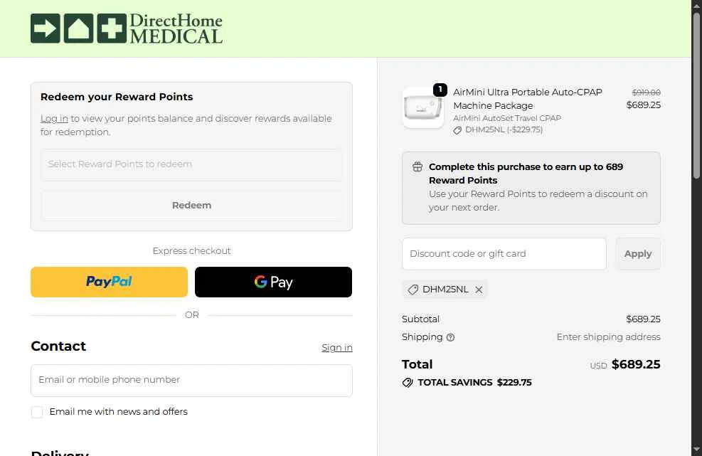 Direct Home Medical Promo Code - 25% Off Jan 2026