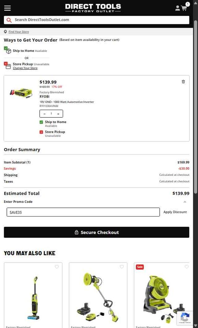 Direct Tools Factory Outlet Promo Codes - 40% Off Oct 2025