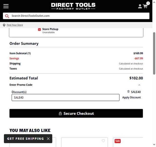 Direct Tools Factory Outlet Coupons - 40% Off Sep 2025