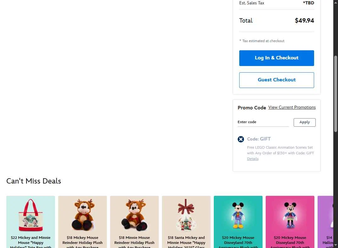 Disney Store Promo Codes - $25 Off (5 Verified) Nov 2025