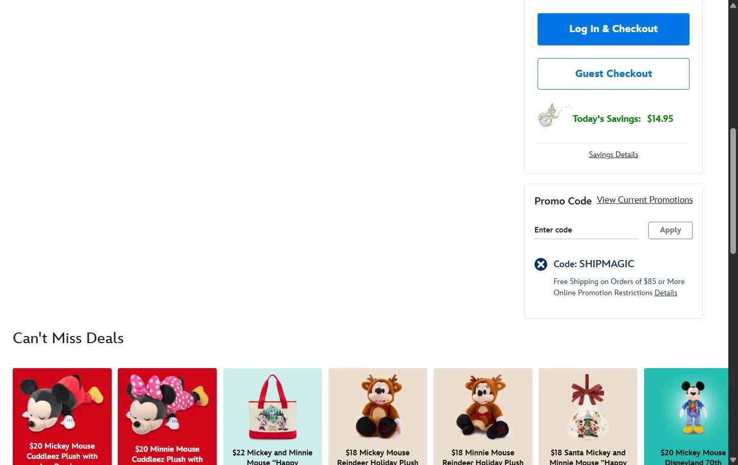 Disney Store Promo Codes - $25 Off (5 Verified) Nov 2025