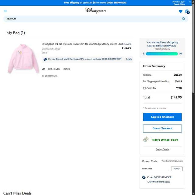 Disney Store Promo Codes - 10% Off (Verified) Oct 2025