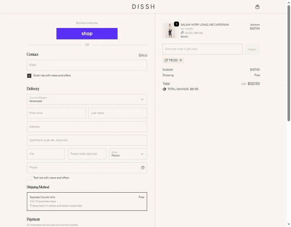 DISSH Promo Codes - 70% Off (+8 Codes) June 2026
