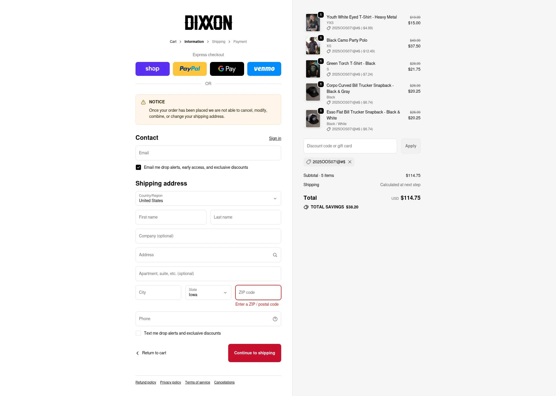 Dixxon Flannel Promo Code - 15% Off (1 Verified) Dec 2025