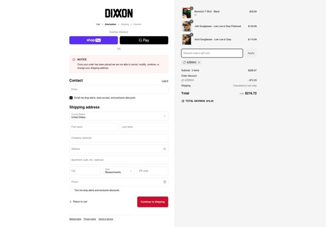 Dixxon Flannel Promo Codes (1 Verified) - 15% Off Jul 2025