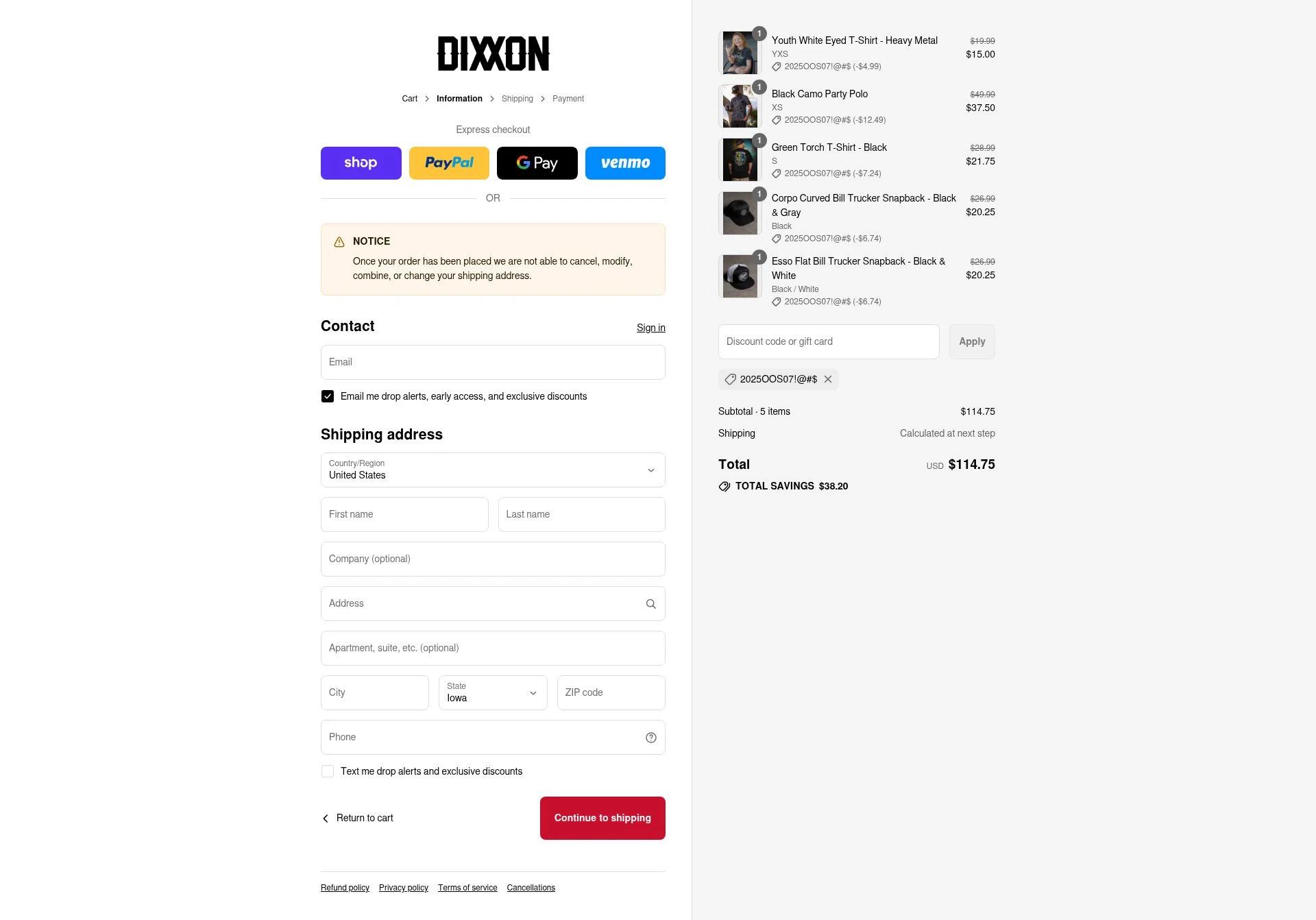 Dixxon Flannel Promo Code - 15% Off (1 Verified) Dec 2025