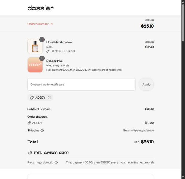 Dossier Promo Codes (3 Verified) - 10% Off Sitewide Jun 2025