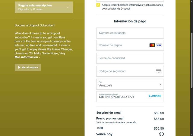 Dropout Promo Codes (3 Verified) - 20% Off w/Code Jul 2025