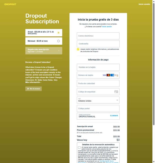 Dropout Promo Codes (3 Verified) - 20% Off w/Code Jul 2025