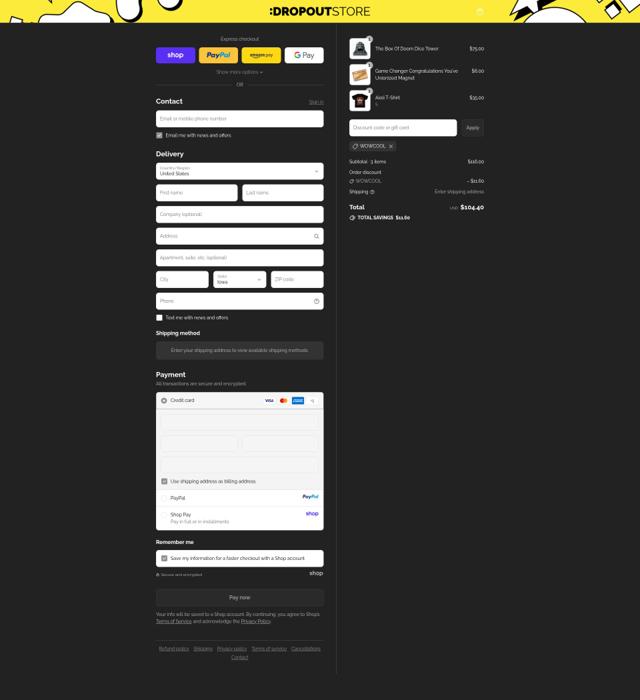 Dropout Promo Codes (2 Verified) - 10% Off Sitewide Sep 2025