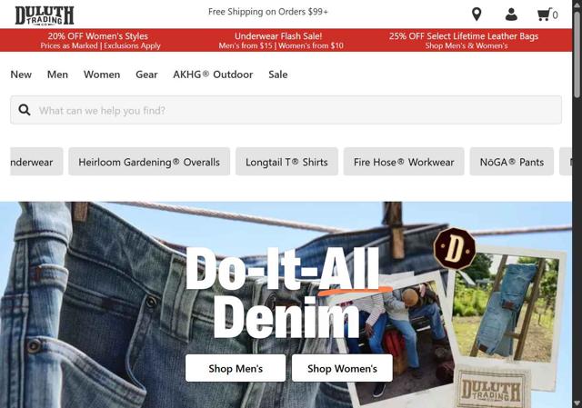 Duluth Trading Promo Codes - 20% Off Oct 2025