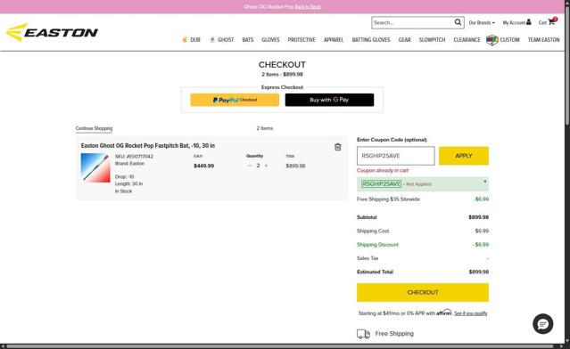 Easton Discount Codes - 15% Off (4 Verified) Oct 2025