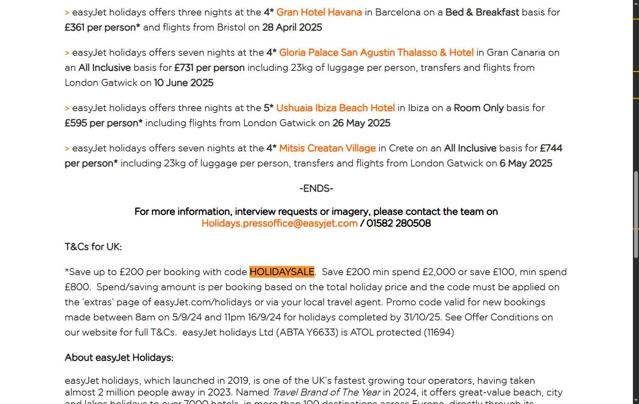 easyJet Promo Codes (2 Verified) - $50 Off Sitewide Sep 2025