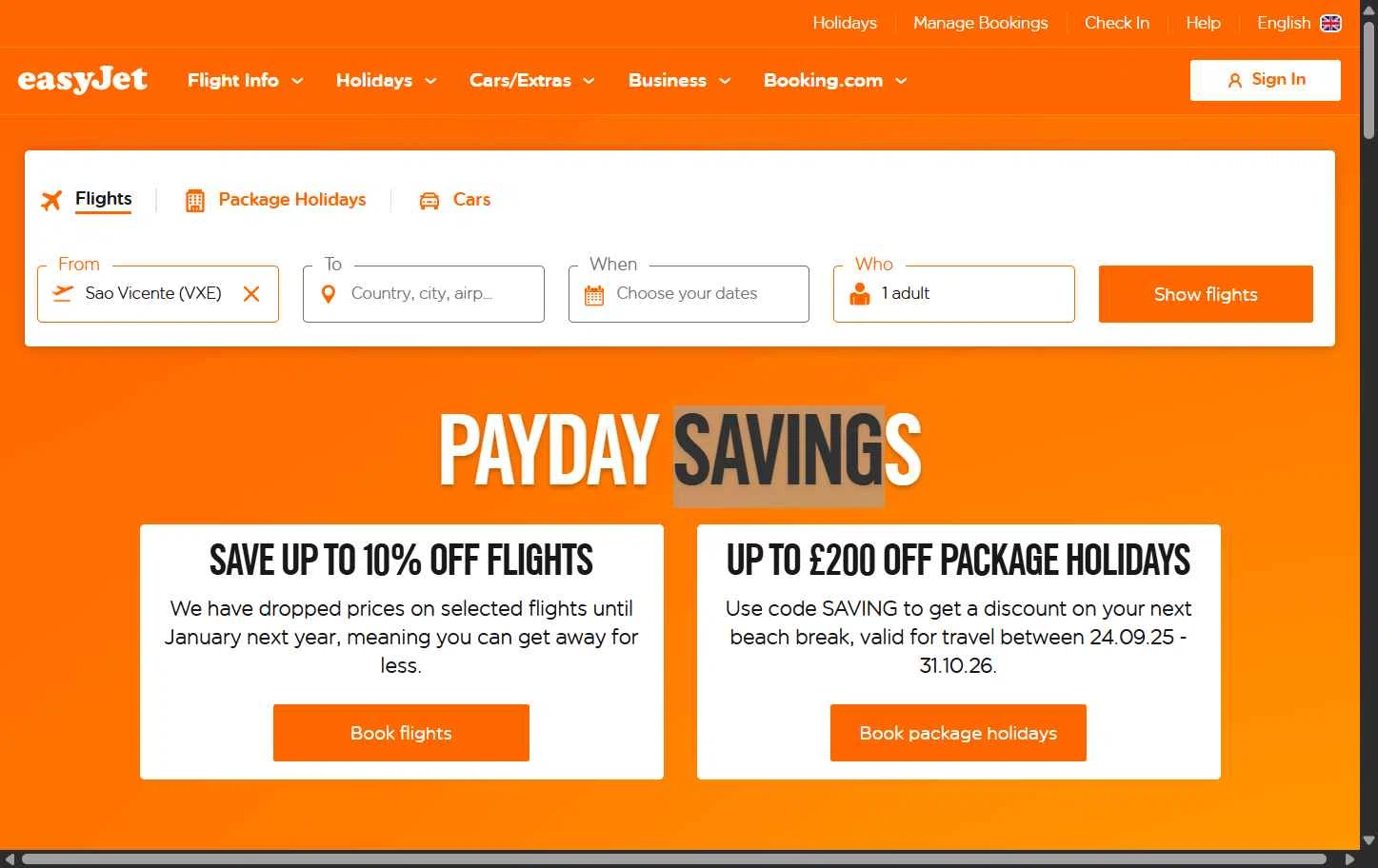 easyJet Promo Codes (2 Verified) - $50 Off Sitewide Oct 2025