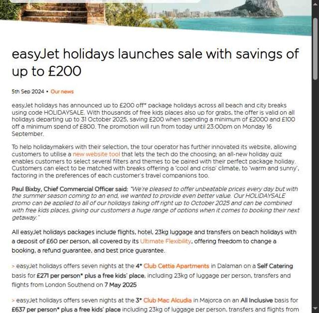 easyJet Promo Codes (3 Verified) - $50 Off Sitewide Oct 2025