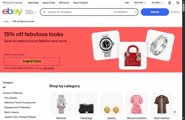 eBay Discount Codes - $110 Off (10 Verified) Jun 2025